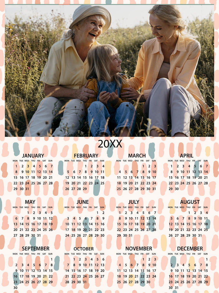 6x8" Sticky Calendar – Harvey Norman Photos