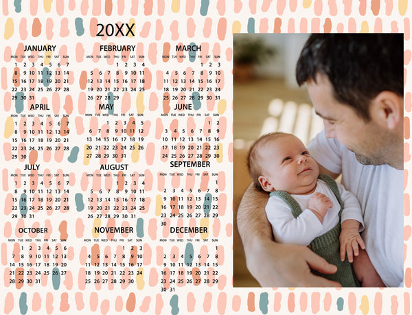 8x12" Sticky Calendar – Harvey Norman Photos