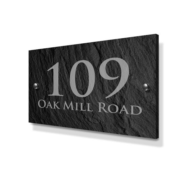 Slate Effect Large Metal House Sign – Harvey Norman Photos
