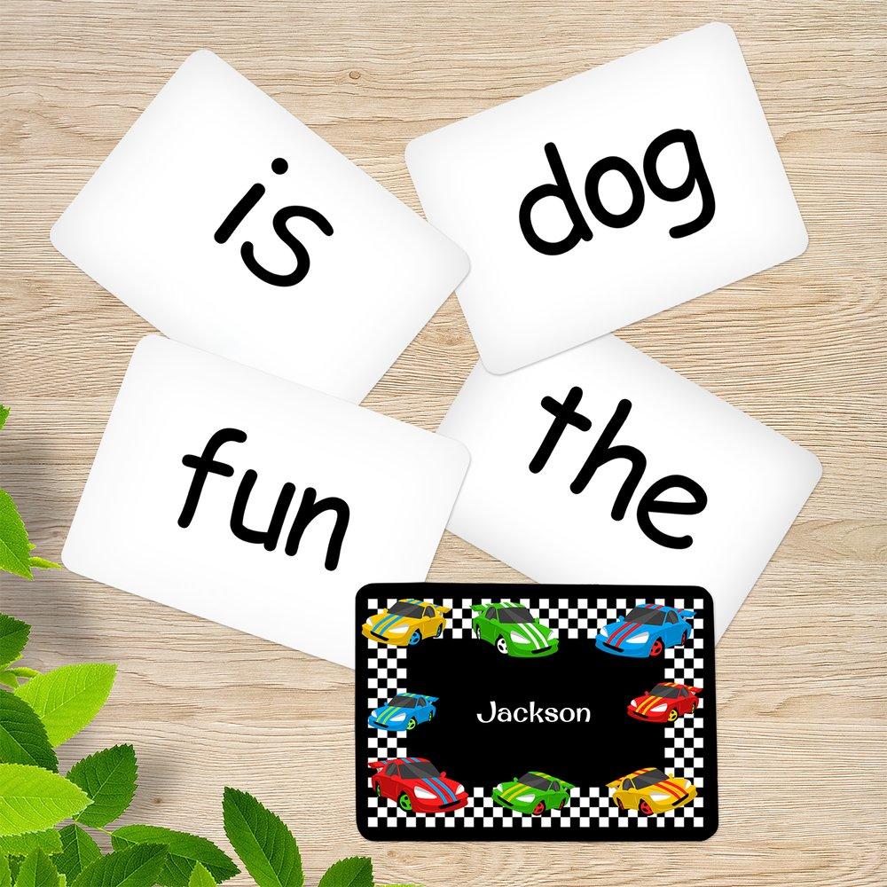 Race Cars Sight Word Cards – Harvey Norman Photos