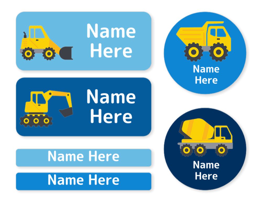 Little Digger Mixed Name Label Pack – Harvey Norman Photos