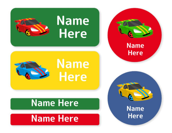 Racing Car Mixed Name Label Pack – Harvey Norman Photos
